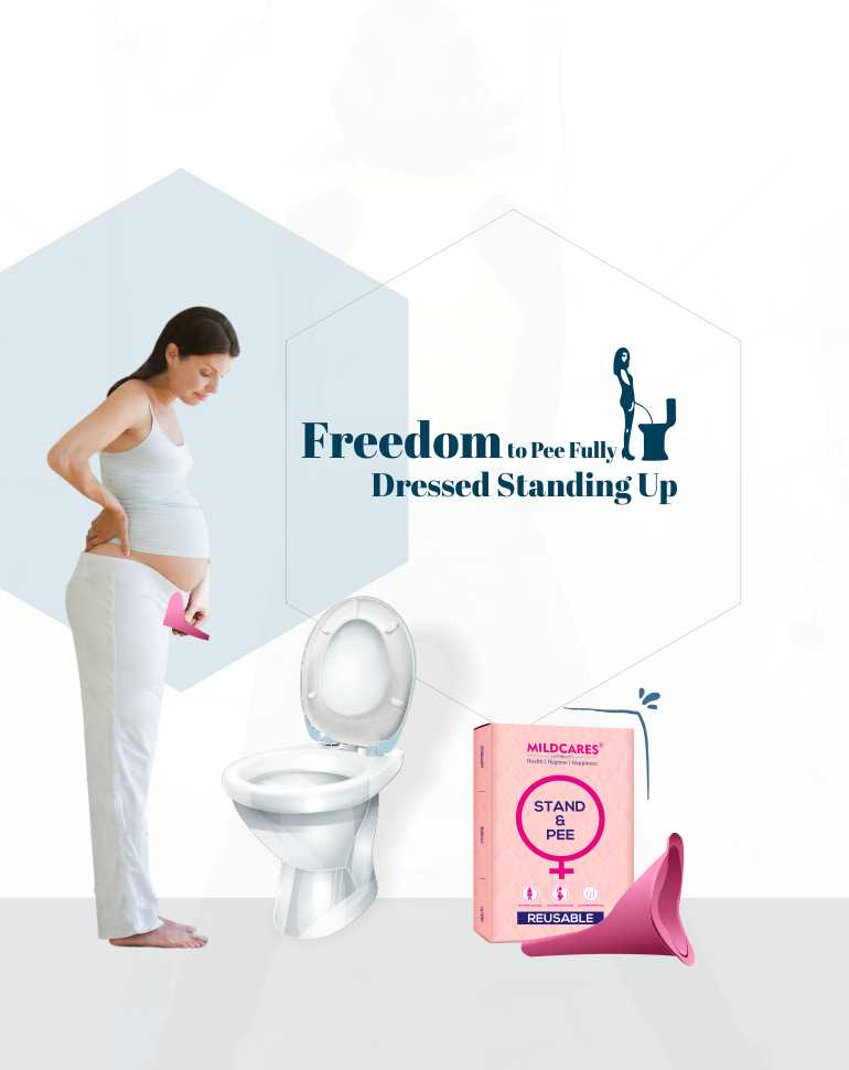 Women's Urinator Reusable Silicone Female Urinal Device- Stand & Pee ...